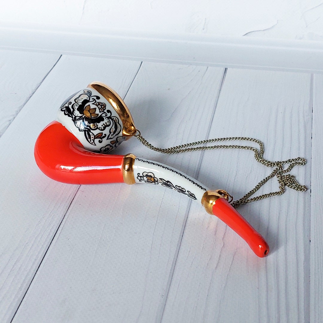 Ukrainian Porcelain Tobacco Pipe Decorative Smoking Bowl Old - Etsy