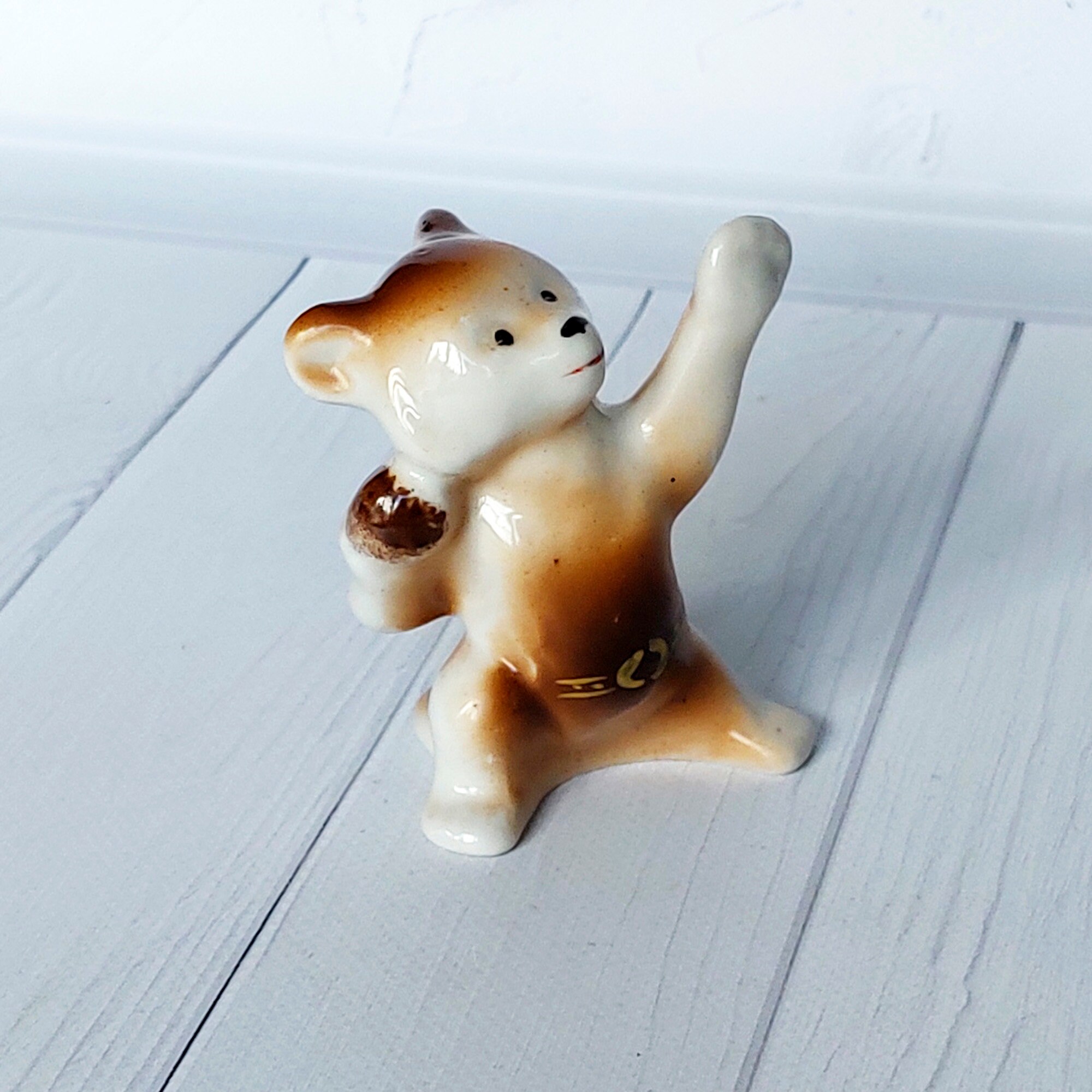 Porcelain Figurine Bear Olympic Symbol Russian Soviet Mascot - Etsy