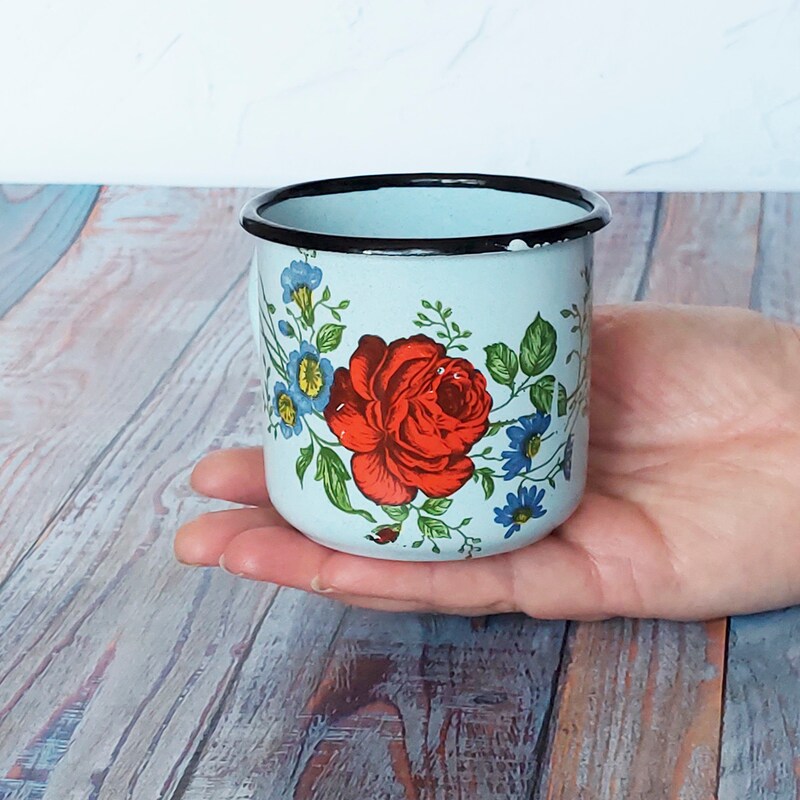 Enamel Mug - Etsy