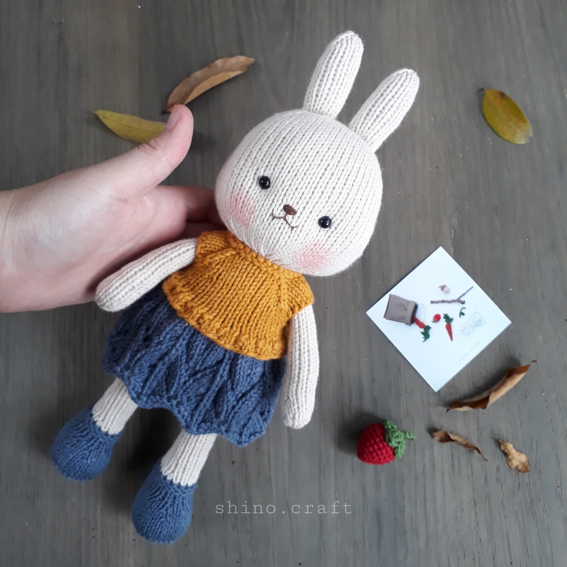 Pdf Knitting Pattern : Rabi Bunny, Rabi Body, Instant Download. - Etsy UK