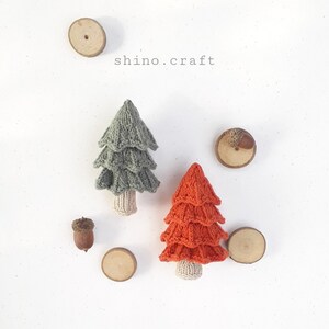 Pdf Knitting Pattern : Pine Tree, Xmas Tree, Instant Download. - Etsy