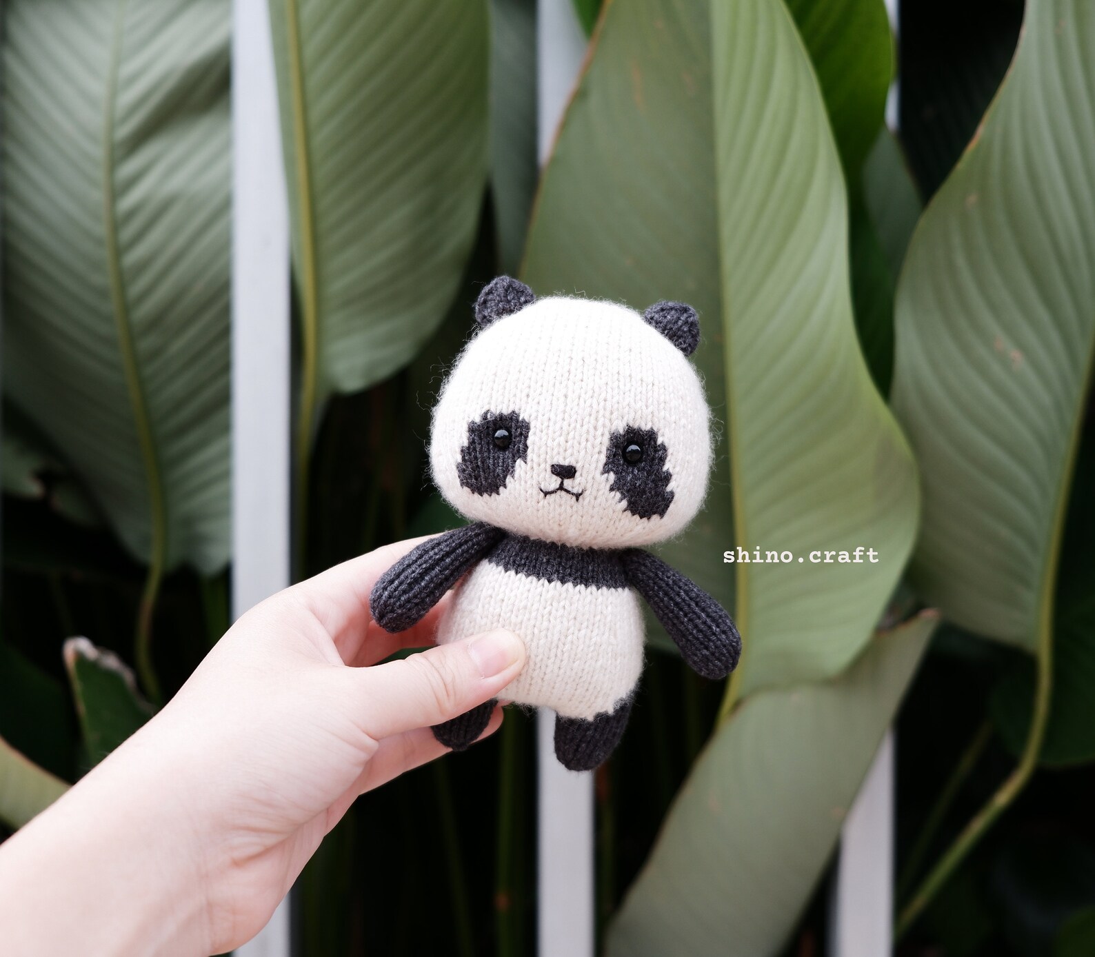 Knitting Pattern: Gigi - the Little Panda. - Etsy