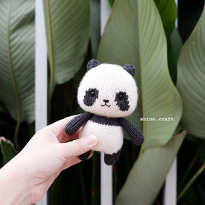 Knitting Pattern: Gigi - the Little Panda. - Etsy