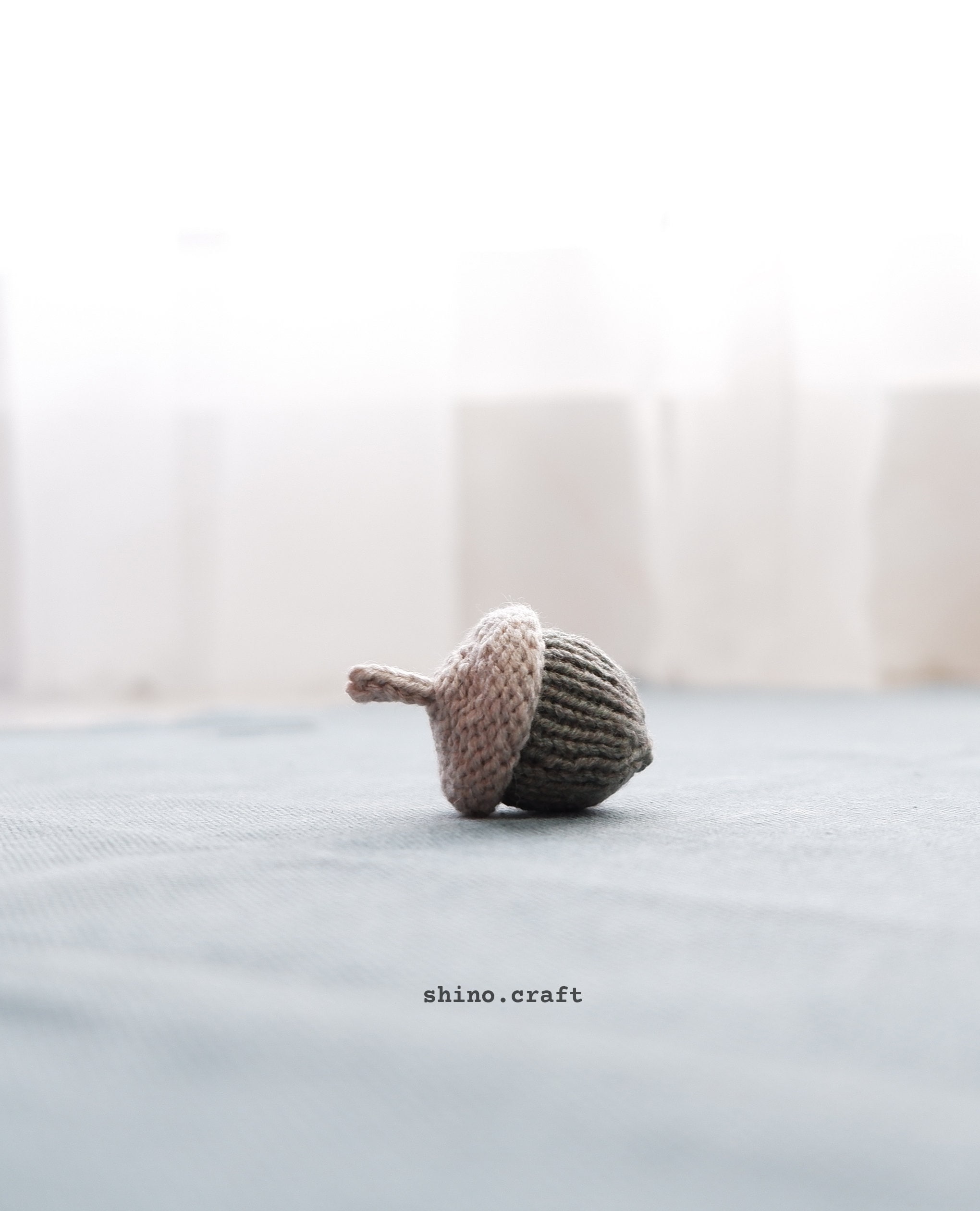 Knitting Pattern: Acorn, Home Decoration, Onarment, Oak Nut. - Etsy
