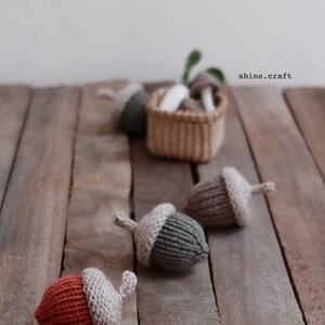 Knitting Pattern: Acorn, Home Decoration, Onarment, Oak Nut. - Etsy