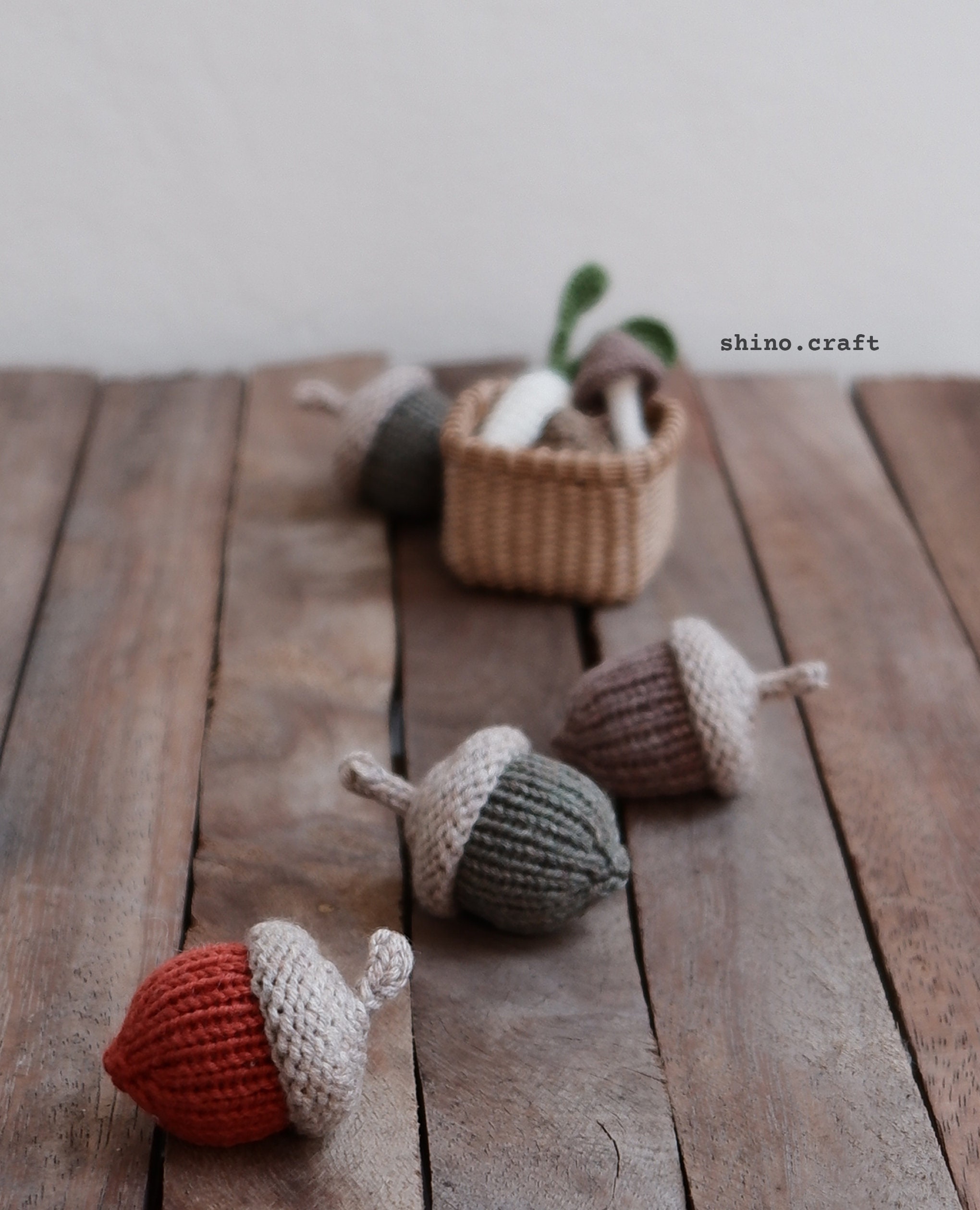 Knitting Pattern: Acorn, Home Decoration, Onarment, Oak Nut. - Etsy