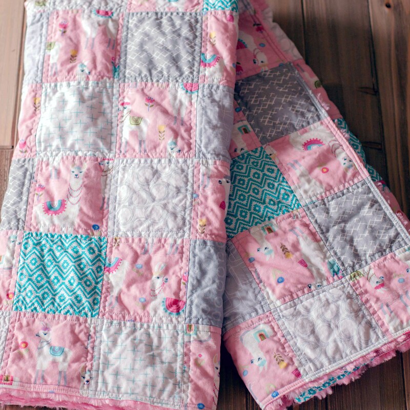 Llama Quilt Pattern - Etsy