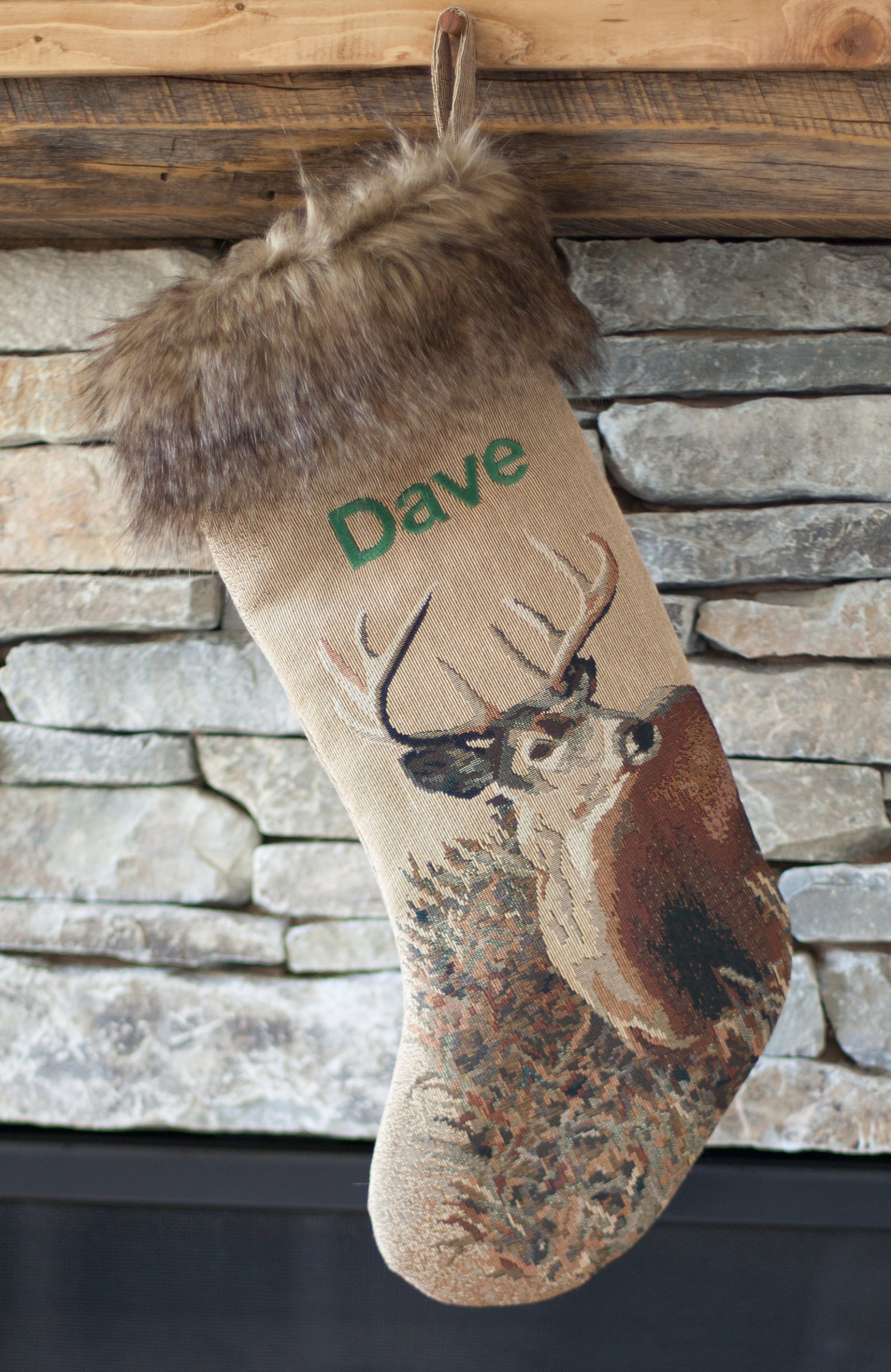 Christmas Stockings/rustic Christmas Stockings/ Woodland Farmhouse ...
