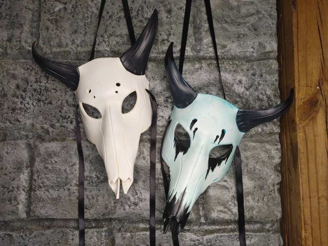 Goat Skull Mask multiple Options - Etsy