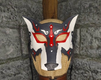 Samurai Wolf Mask - Etsy