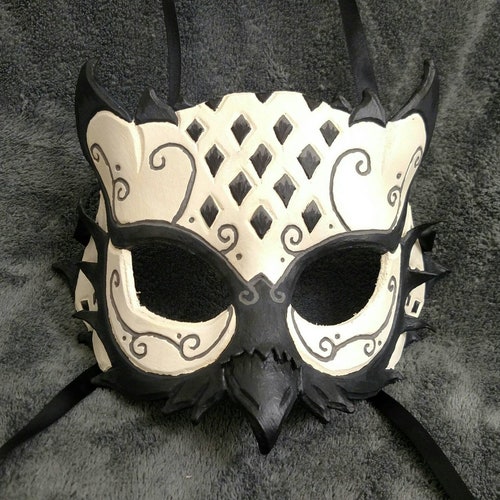 White Owl Mask Eagle Owl Owl Mask Bird Wearable Paper - Etsy