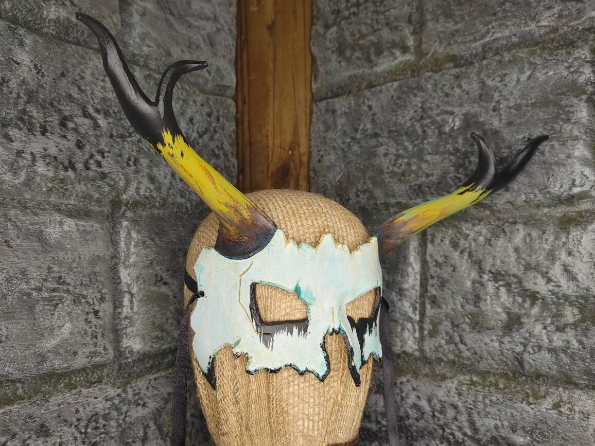 Satyr Skull Mask multiple Options - Etsy