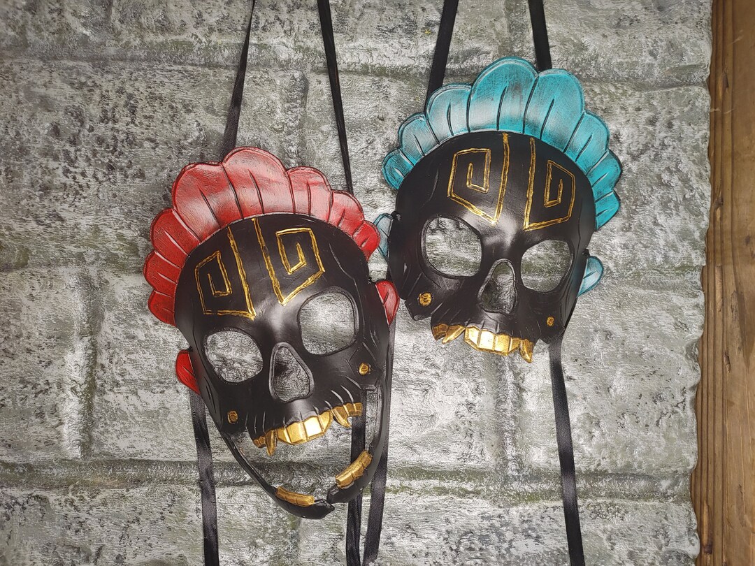 Aztec Skull Mask V. I - Etsy