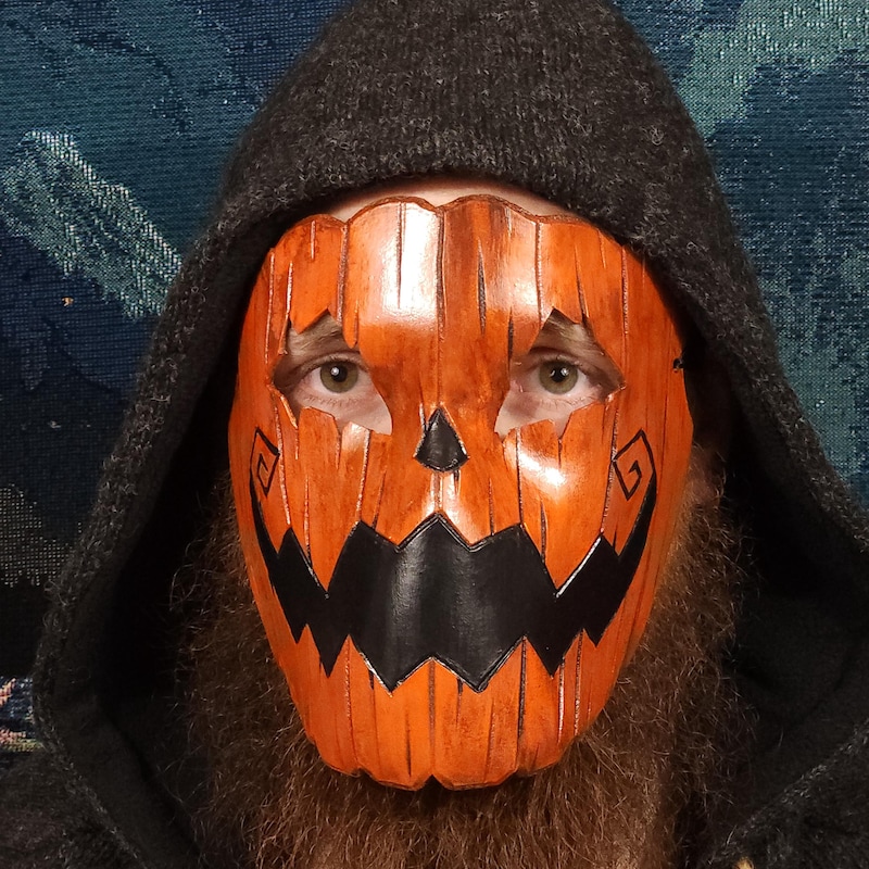 Pumpkin Mask - Etsy