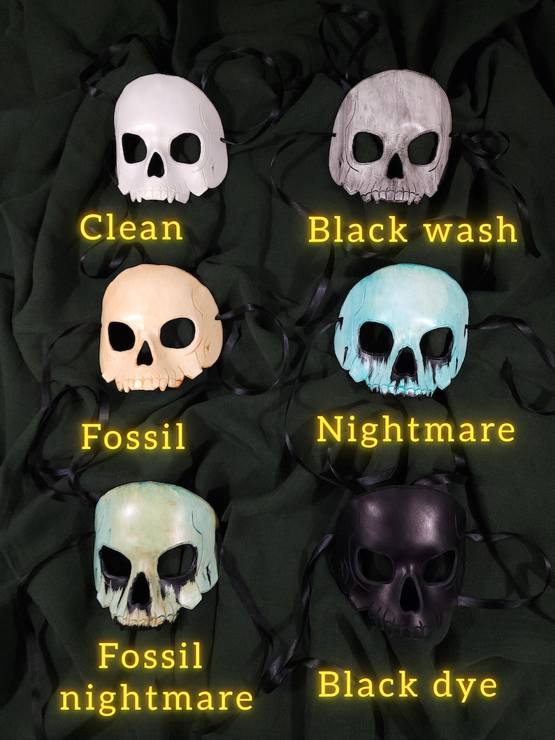 Broken Skull Mask (multiple Options) - Etsy