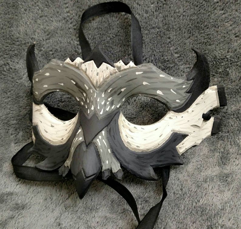 Grey Owl Mask | Etsy