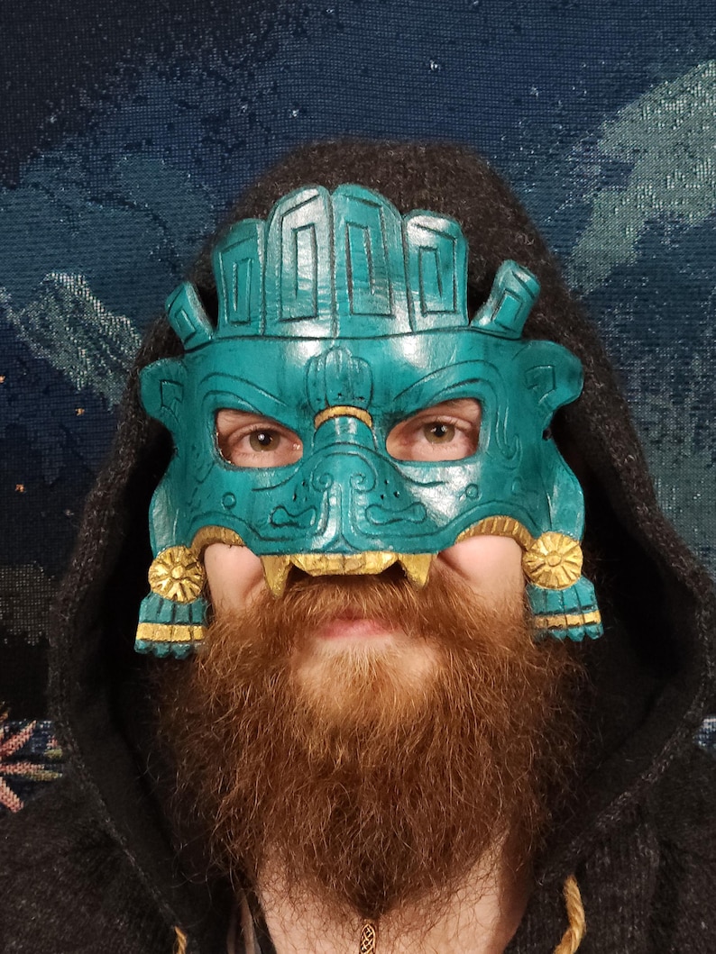 Aztec Jaguar Mask Mk. II - Etsy