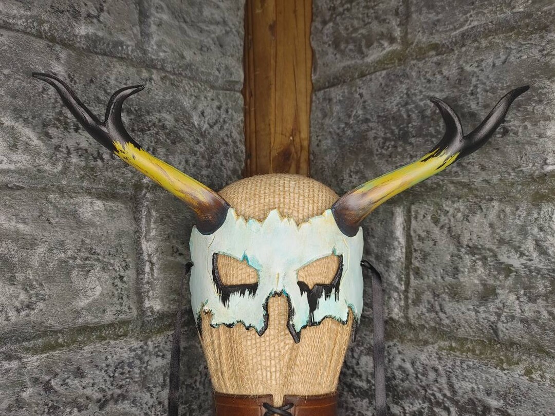 Satyr Skull Mask (multiple Options) - Etsy
