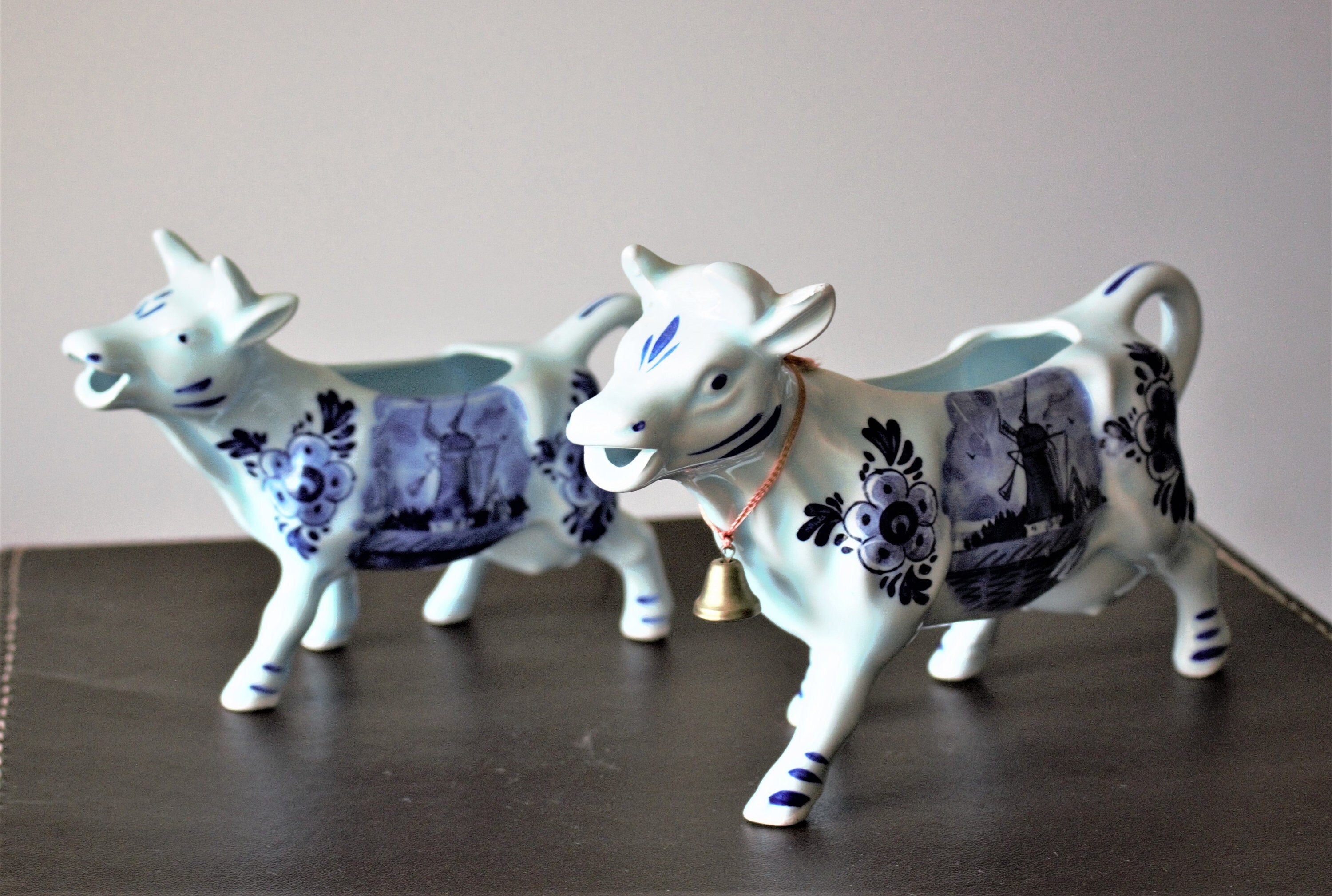Cow Creamer Delft Windmill Bell