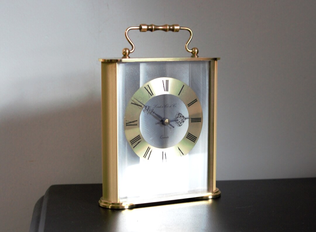 London Clock Co Slimline Mantel Table Quartz Clock - Contemporary ...