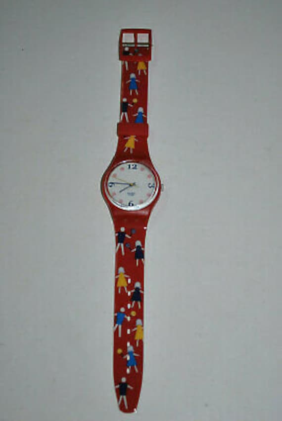 Swiss Swatch Funny Village Whimsical Quartz Wrist Wat… - Gem