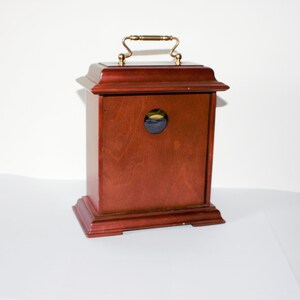 Artex Mantel Clock: Solid Oak Wood, Radio Controlled, Roman Numerals - Etsy