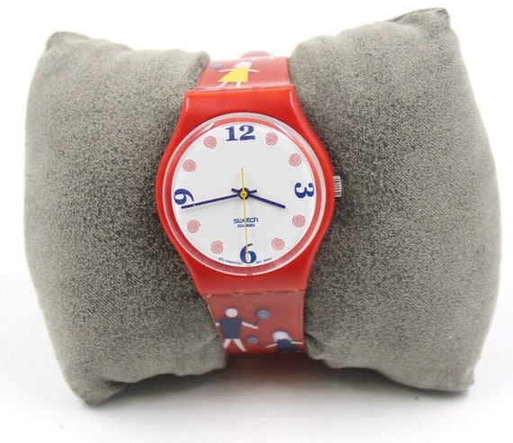 Swiss Swatch Funny Village Whimsical Quartz Wrist Wat… - Gem