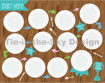 Chore Badges SET 1 Badges/stickers to Track Your Kid's - Etsy