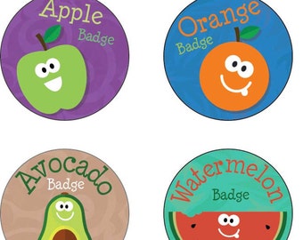 Chore Badges SET 1 Badges/stickers to Track Your Kid's - Etsy