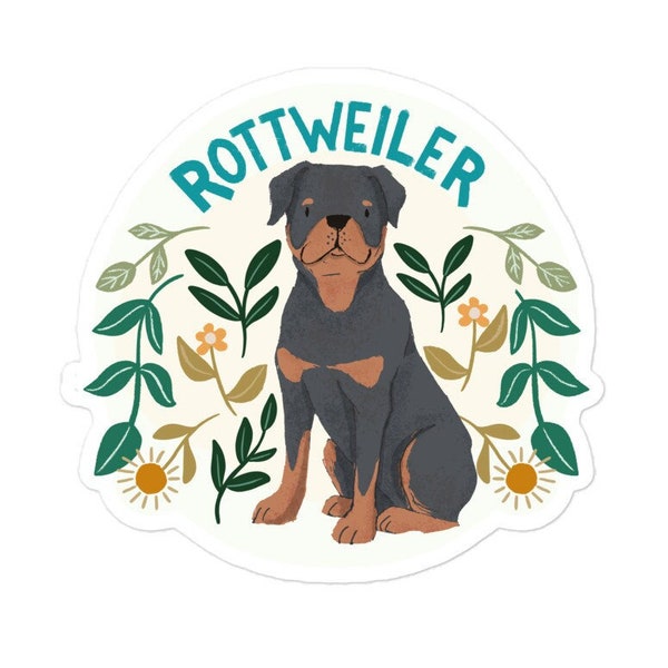 Rottweiler Stickers - Etsy