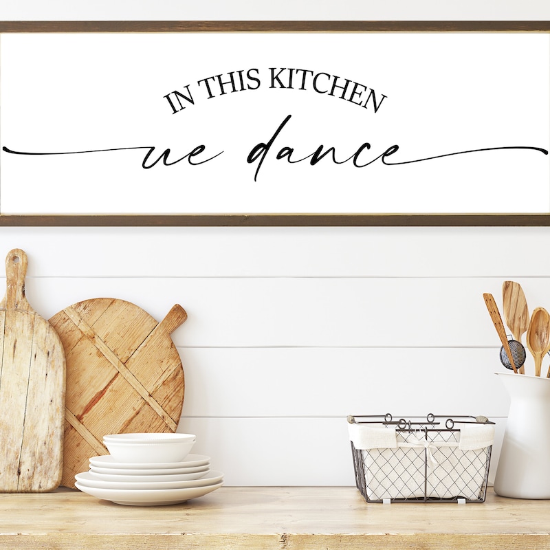 This Kitchen is for Dancing Sign - Etsy