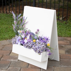 Personalized Flower Box Sign for Events, Baby Shower Welcome Sign ...