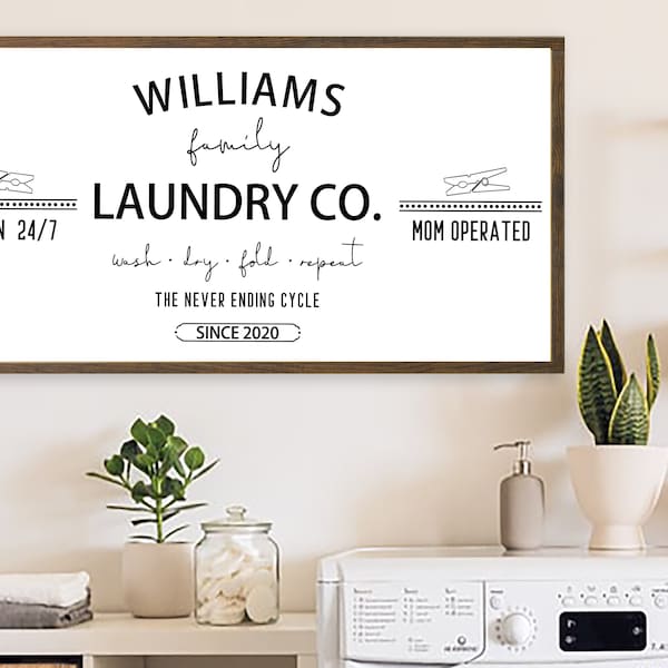 Laundry Sign - Etsy