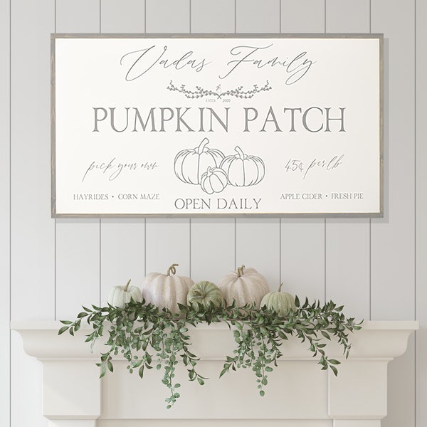 Pumpkin Patch Sign - Etsy