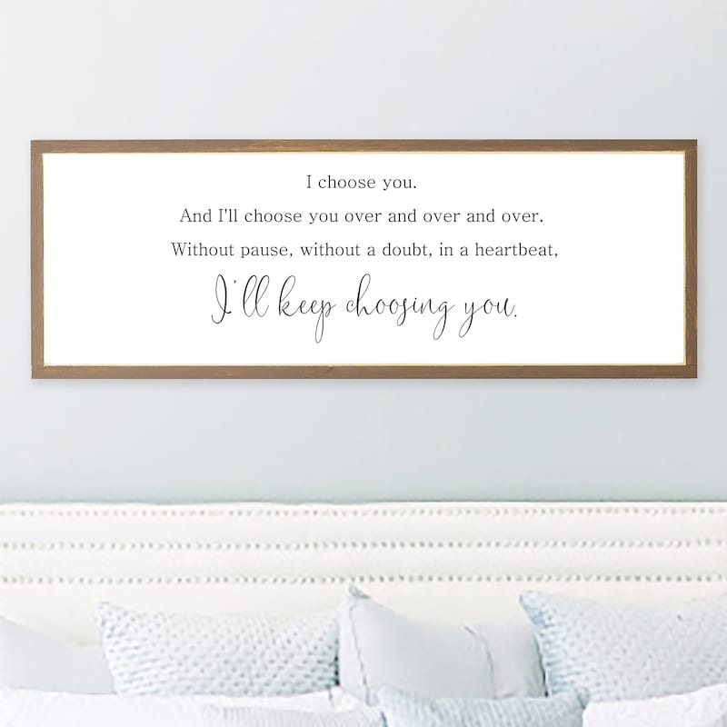 I Choose You Sign - Etsy