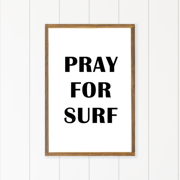 Pray for Surf - Etsy