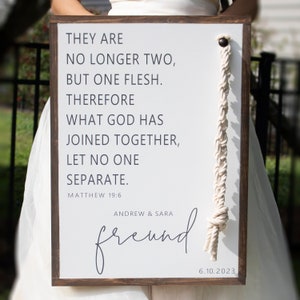 What God Has Joined Together Let No One Separate Unity Ceremony Sign ...