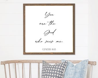 Genesis 16:13 | You Are the God Who Sees Me - Etsy