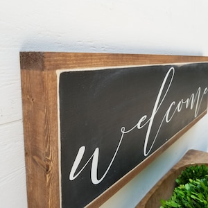 Welcome Sign | Farmhouse Welcome Wall Art | Entryway Wall Decor ...