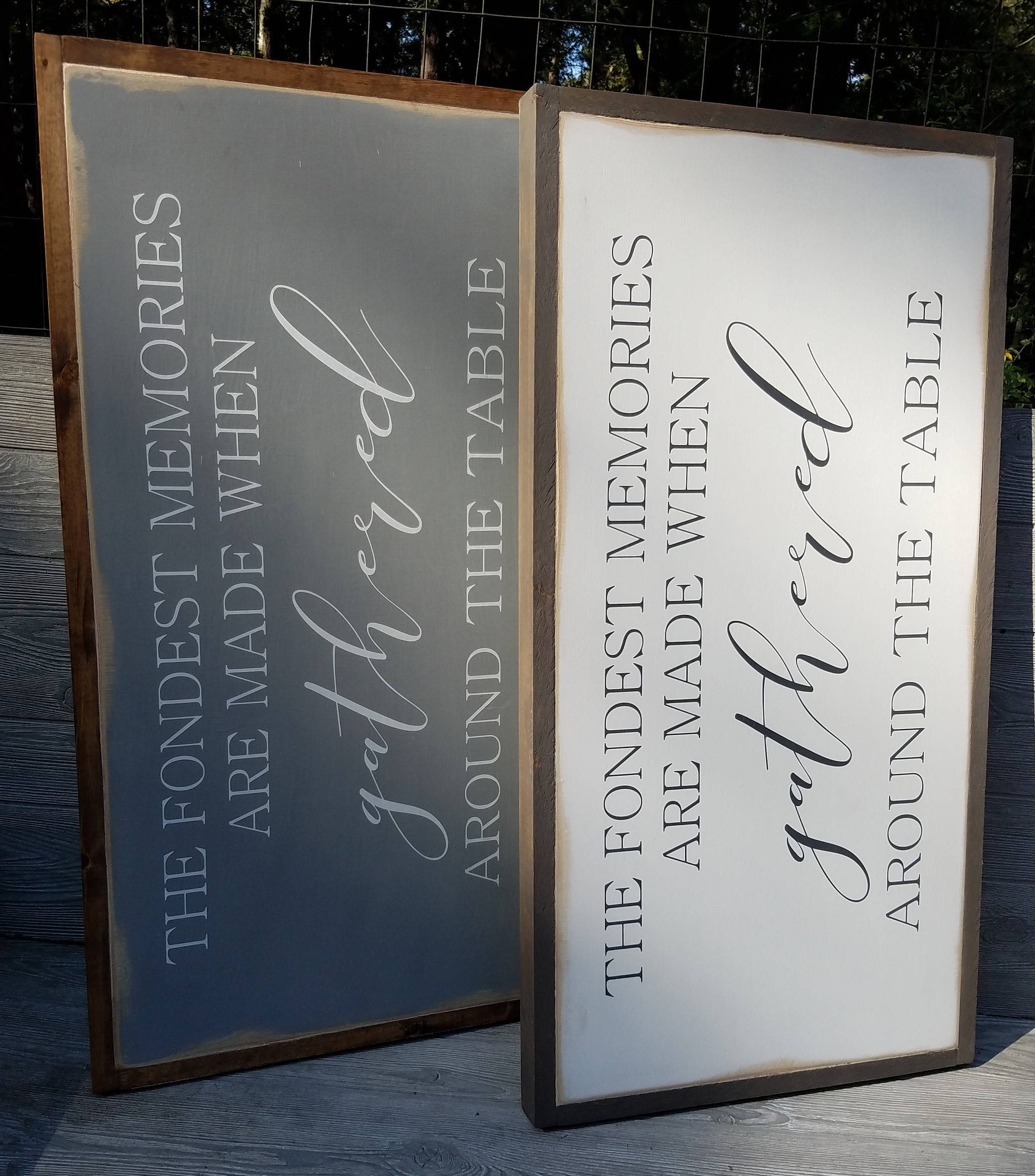 The Fondest Memories Are Made When Gathered Around The Table | Etsy