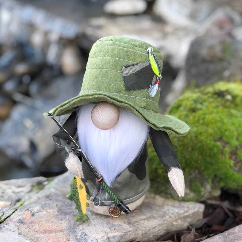 Fisherman Gnome - Etsy