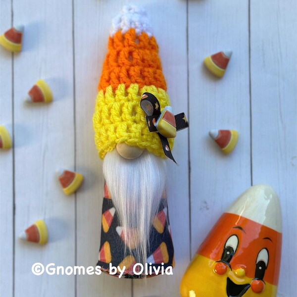 Candy Corn Gnome - Etsy