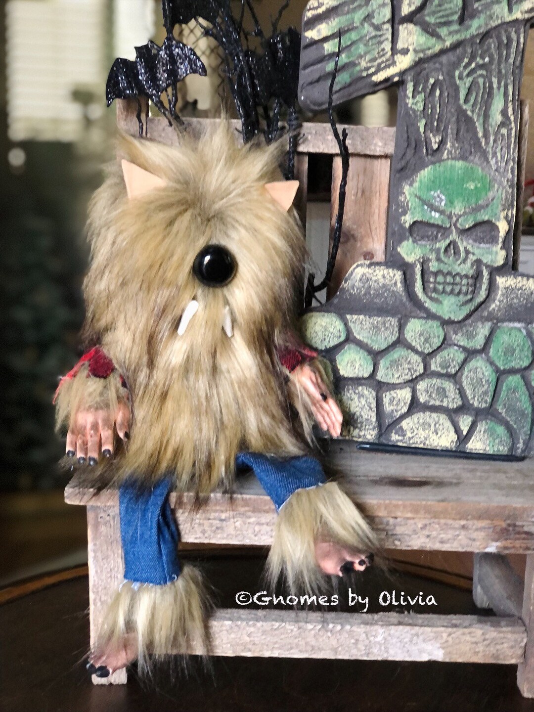 Wolf Man or Wolf Girl Gnome - Etsy