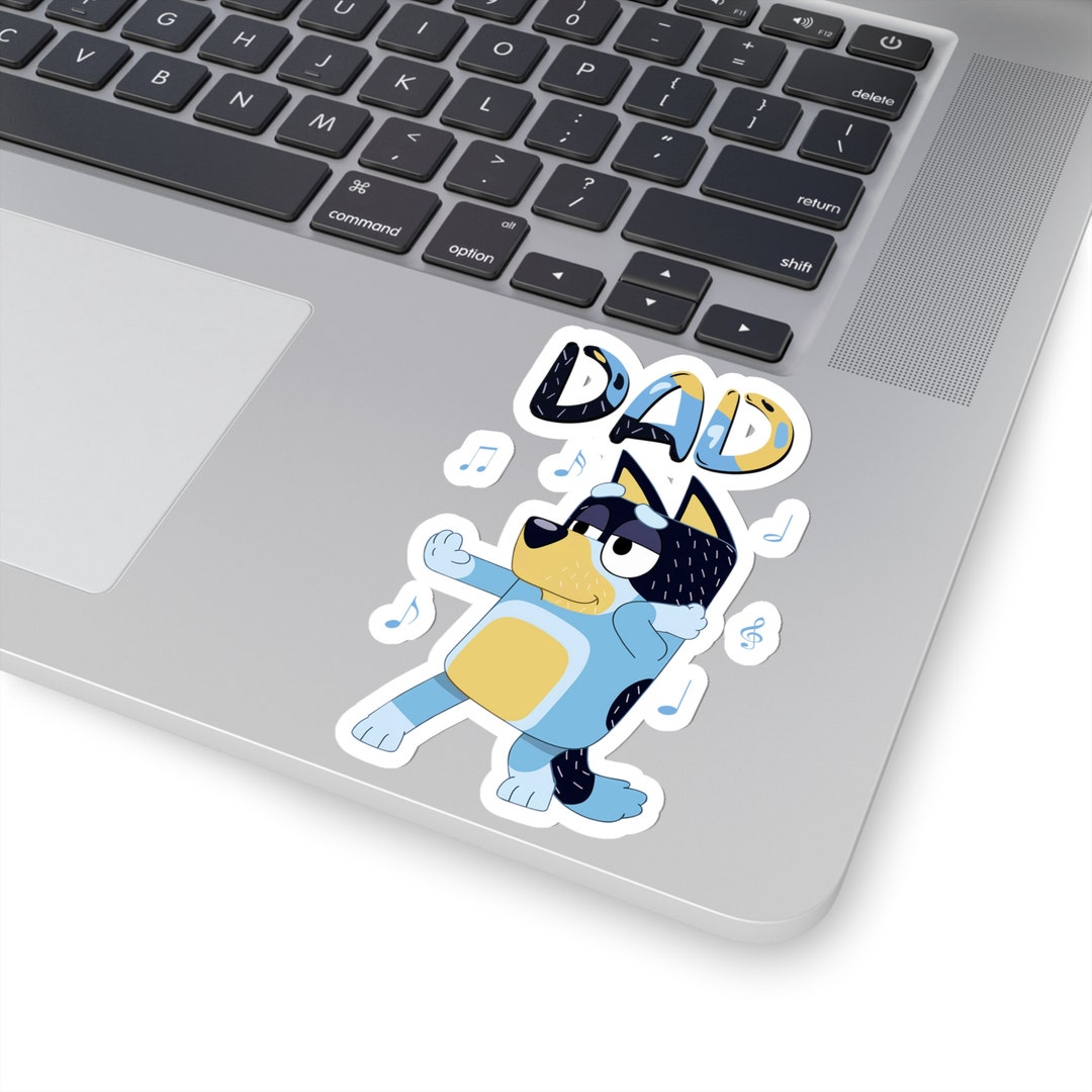 Bandit Dad Bluey Stickers Bluey Friends Stickers Muffin - Etsy