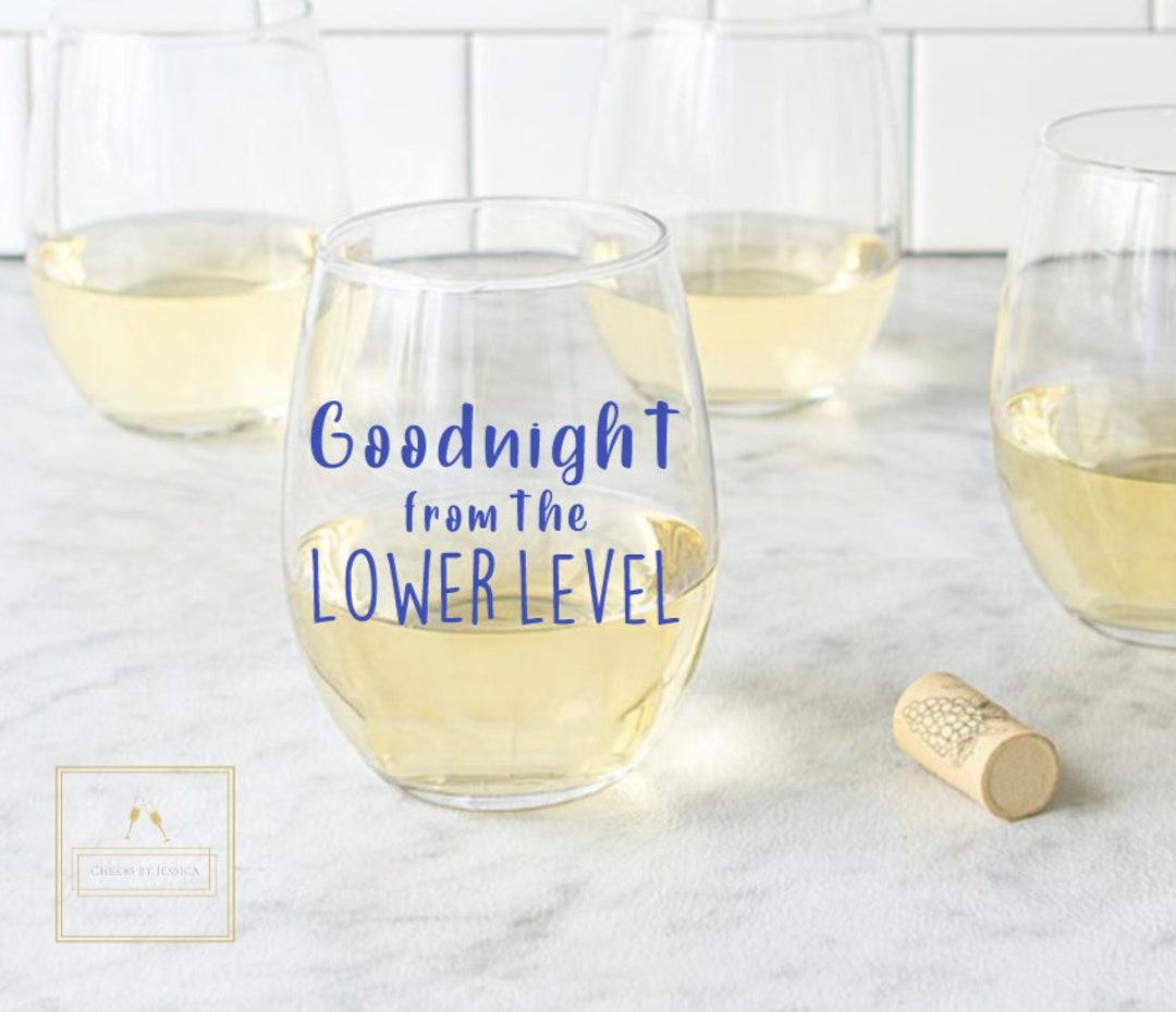 Goodnight From the Lower Housewives Wine Wine Glass - Etsy UK