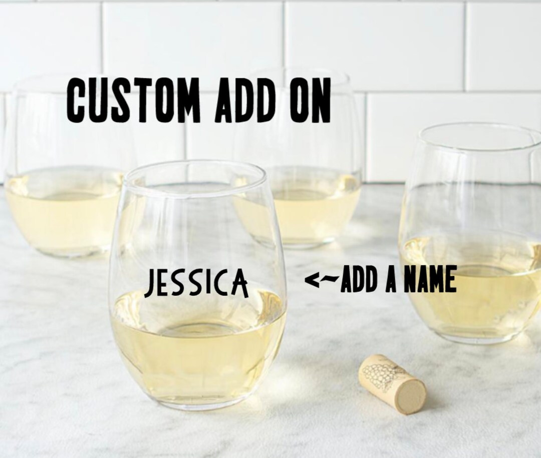 Custom Name Add On Only for Orders Already Placed Who Would Like to Add ...