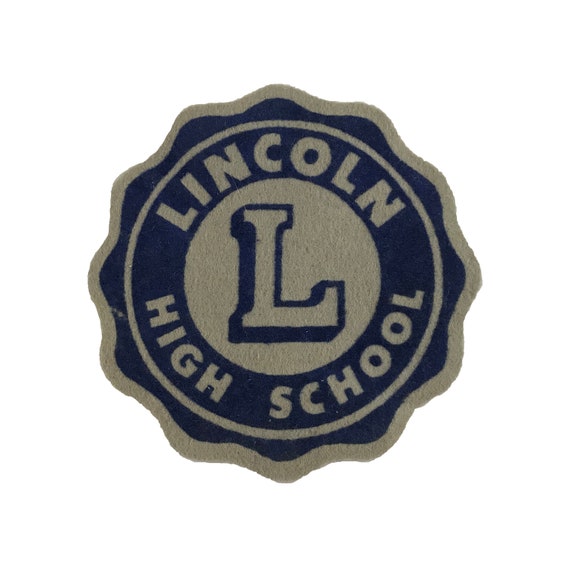 90s Lincoln High School Rail Splitters Crest Felt Patch - Etsy