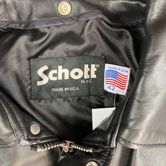 2004 Schott NYC 184SM A-2 Naked Cowhide Leather Fligh… - Gem