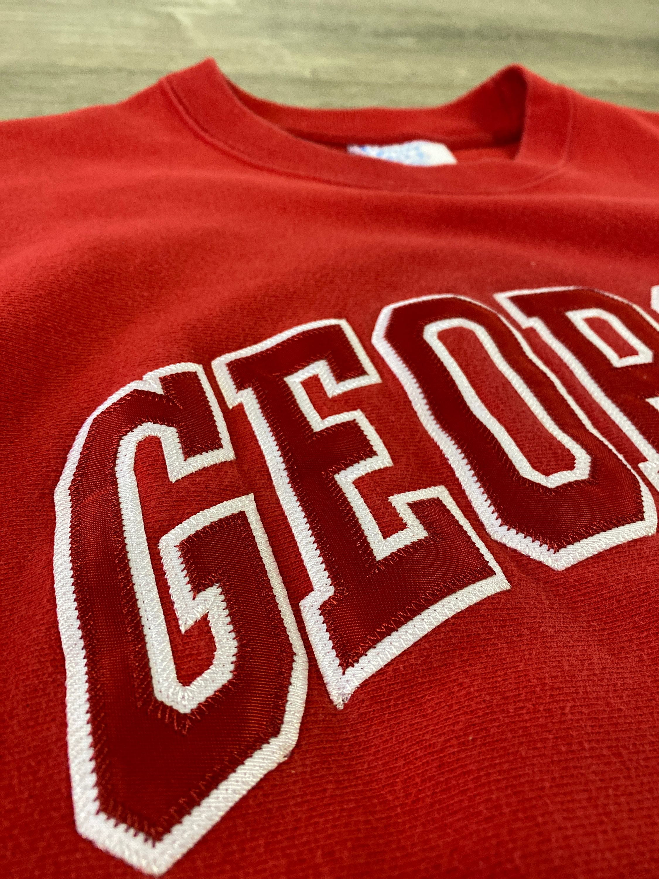 UGA University of Georgia Bulldogs Sewn Arc Letters Champion | Etsy