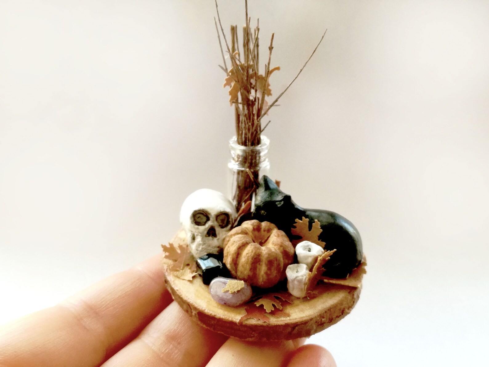 Samhain miniature ritual kit pagan altar fall decor witchy | Etsy